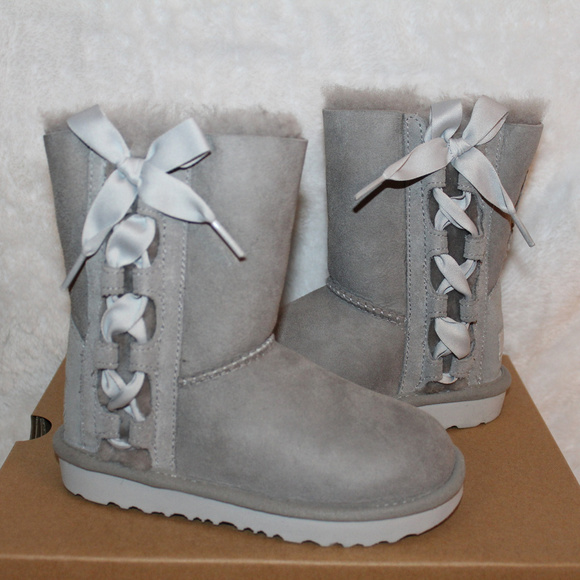 UGG | Shoes | Ugg Pala Suede Water Resistant Ribbon Boot Toddler | Poshmark